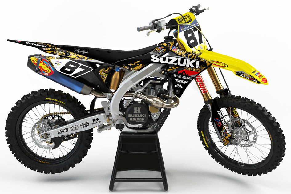 BARX SUZUKI TEAM GRAPHIC KIT - 2024 MILITARY WASHOUGAL – Throttle Syndicate