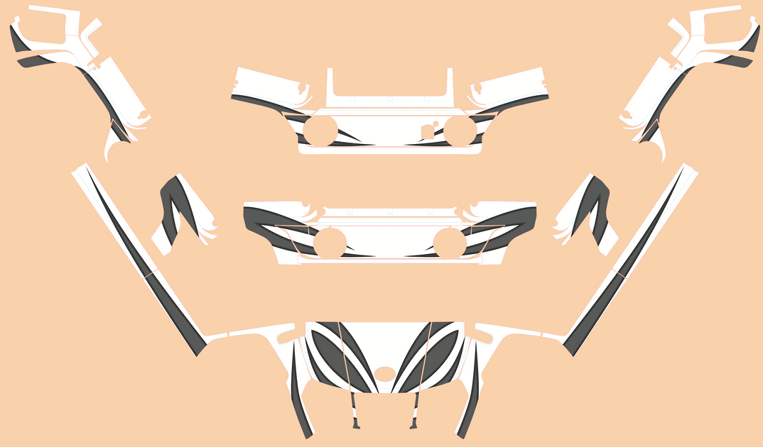 SCALLOP EVOLUTION D5 4 GRAPHIC - WHT/GRY/CARB – Throttle Syndicate
