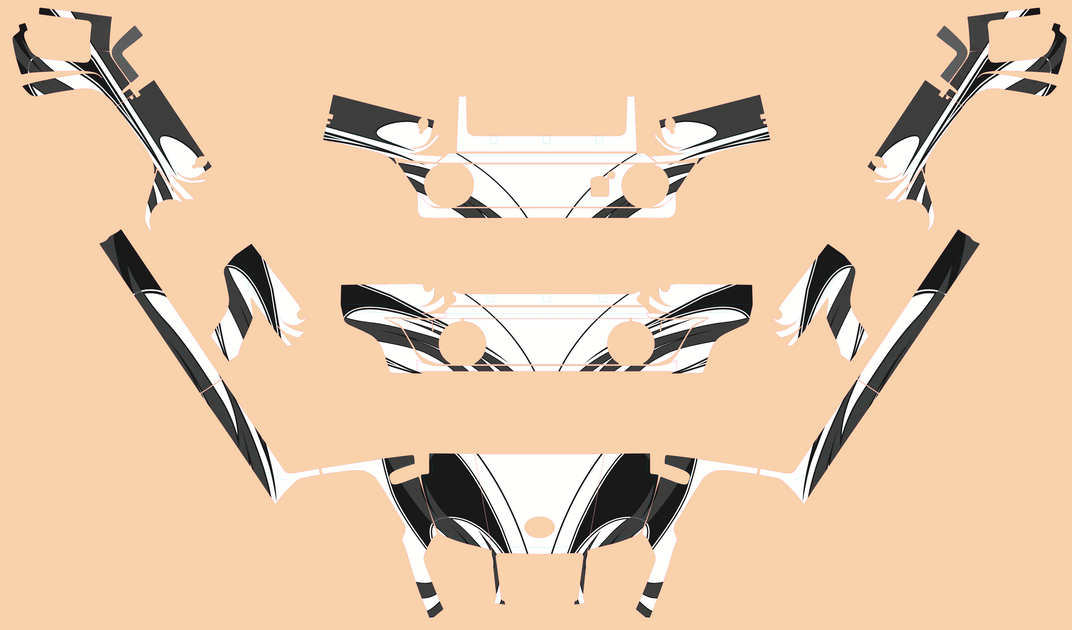 TRIBAL EVOLUTION D5 4 GRAPHIC - WHT/BLK – Throttle Syndicate