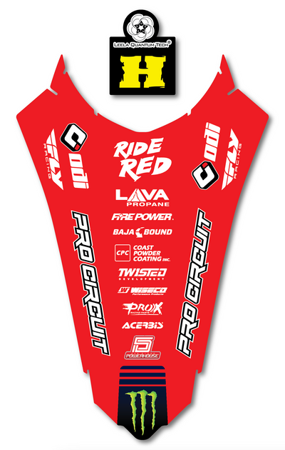 SLR HONDA REAR FENDER DECALS - STANDARD – Throttle Syndicate