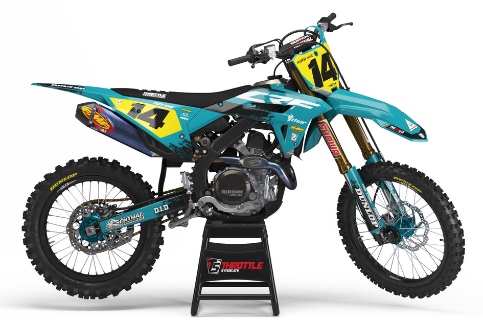 HONDA MATCH GRAPHIC KIT - TEAL – Throttle Syndicate