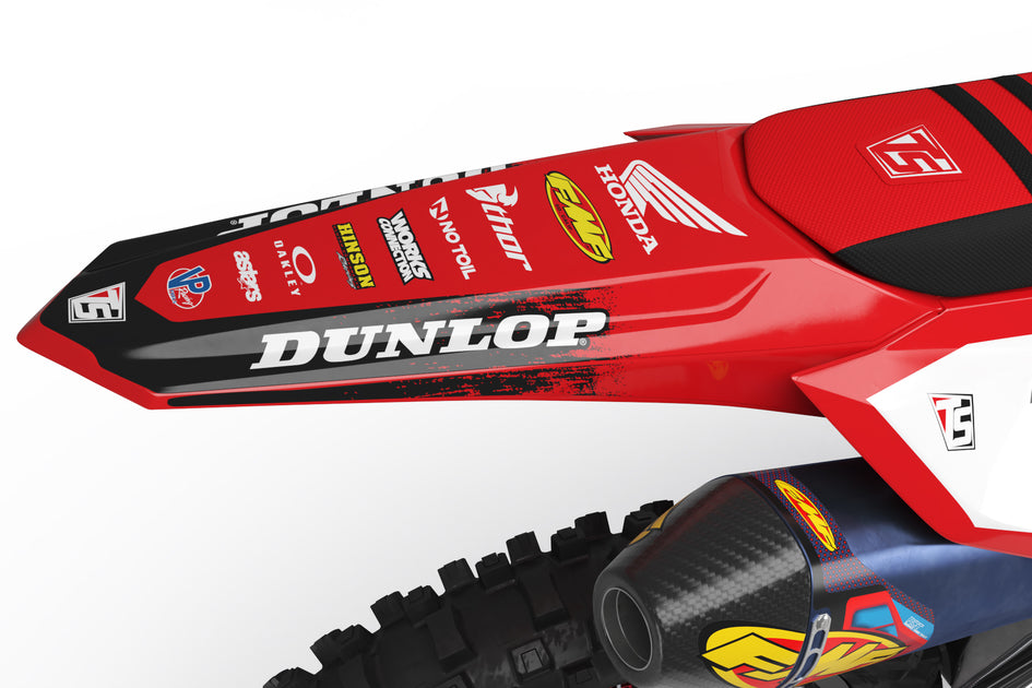 HONDA MATCH GRAPHIC KIT - RED – Throttle Syndicate