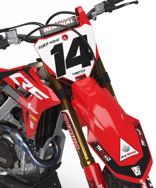 HONDA MATCH GRAPHIC KIT - RED – Throttle Syndicate
