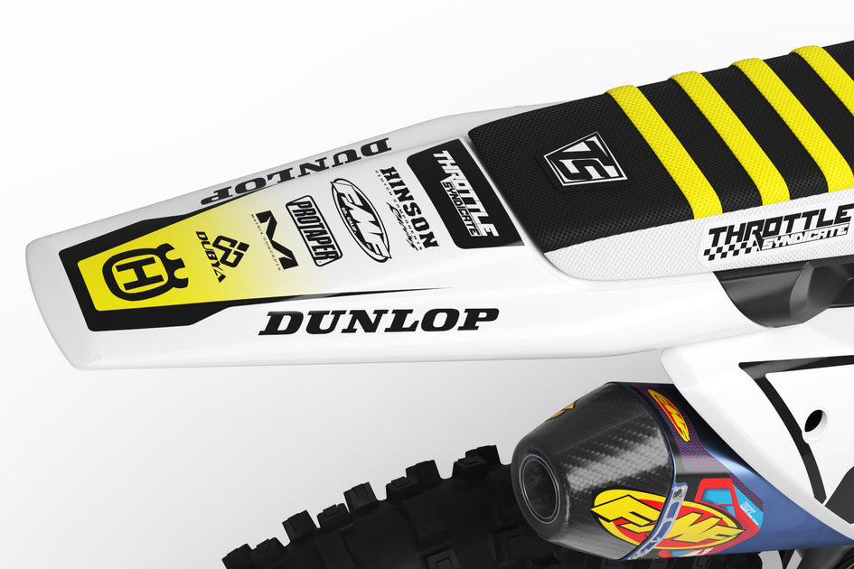 HUSQVARNA RAMPAGE GRAPHIC KIT - WHITE/BLACK – Throttle Syndicate