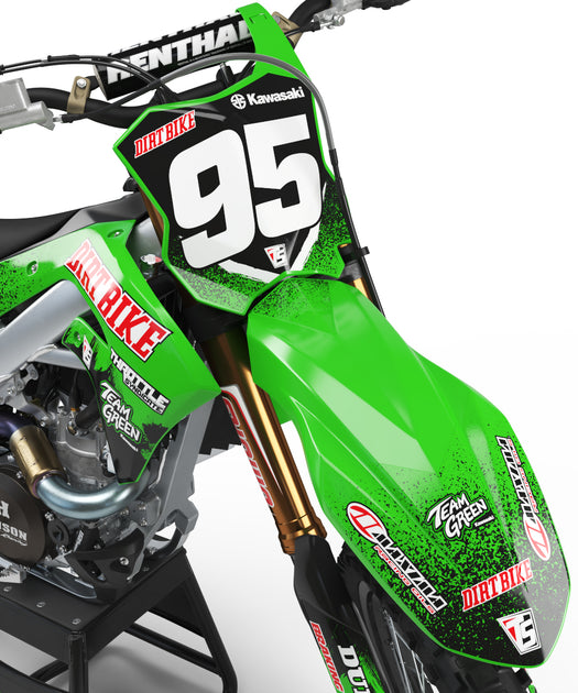 KAWASAKI REBEL GRAPHIC KIT - GREEN / BLACK – Throttle Syndicate