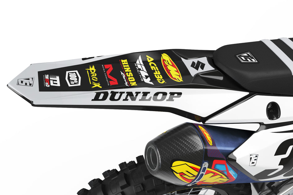 SUZUKI BUSTER GRAPHIC KIT - BLACK – Throttle Syndicate