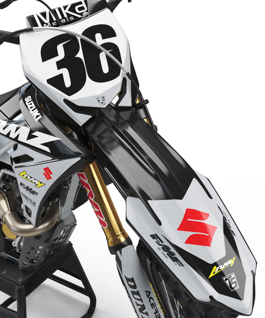 SUZUKI BUSTER GRAPHIC KIT - BLACK – Throttle Syndicate