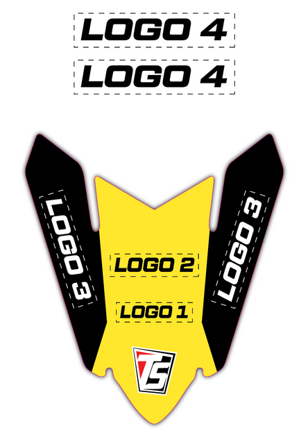 SUZUKI FRONT FENDER DECALS - CUSTOM LOGOS – Throttle Syndicate