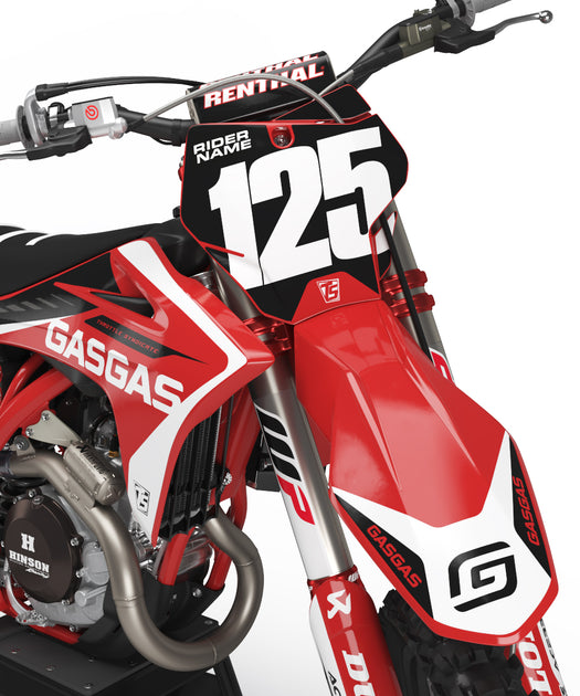 GASGAS GRAPHIC KIT - RED / BLACK – Throttle Syndicate