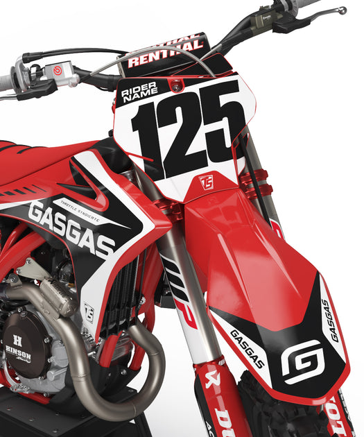 GASGAS GRAPHIC KIT - RED – Throttle Syndicate