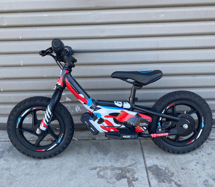 STACYC LIQUID CUSTOM GRAPHIC KIT - RED / BLUE – Throttle Syndicate