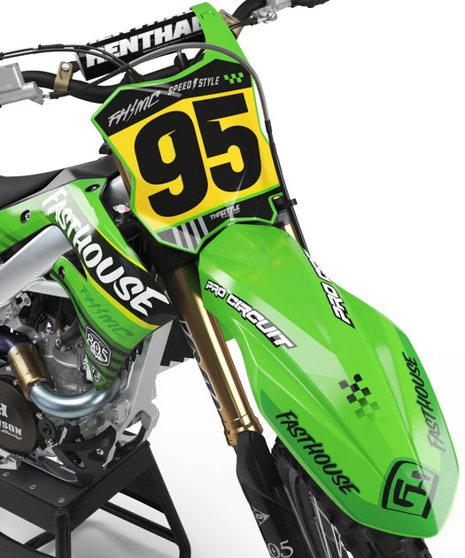 FASTHOUSE KAWASAKI GRAPHIC KIT - HAZE – Throttle Syndicate